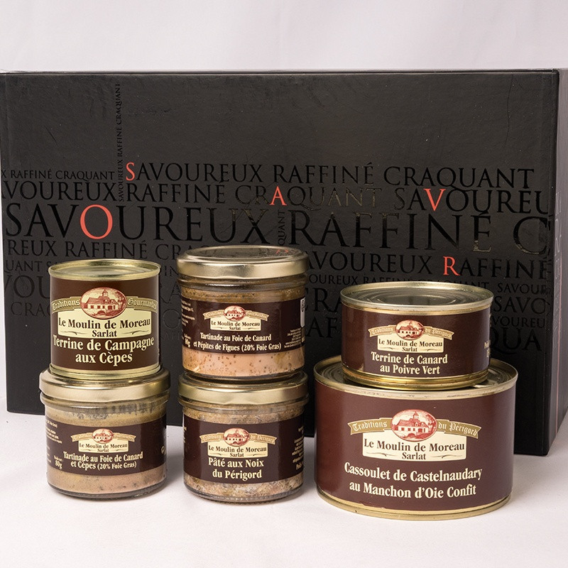 Coffret Foie Gras - Panier gourmand foie gras - Panier Périgord